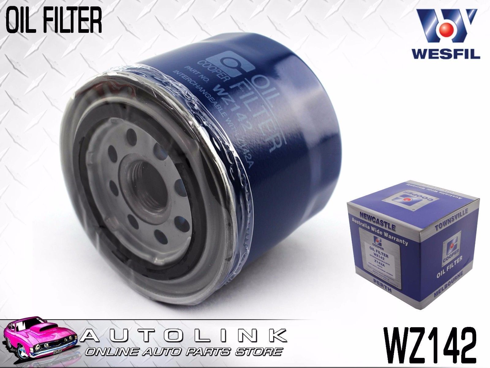 Wesfil Oil Filter for Great Wall V240 X240 2.4L 4Cyl 1/2010-12/2014 WZ142