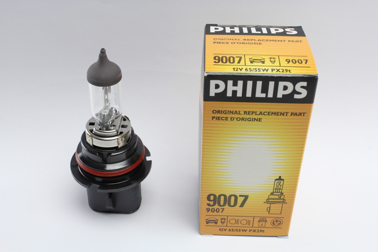 Philips 9007 Hb5 Standard Headlight Globe 12v 65 60w Px29t Base X1 Ebay