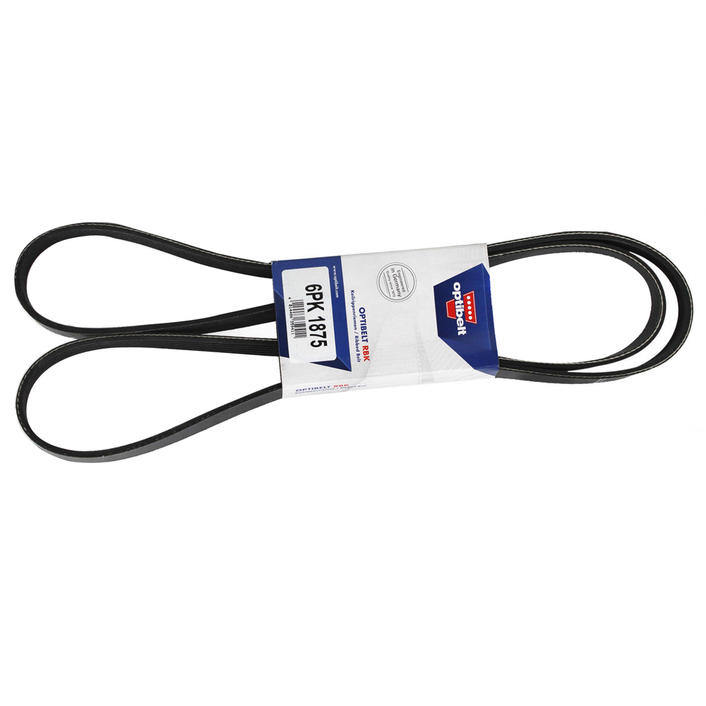 Optibelt Fan Drive Belt 6PK1875 for BMW 320i F34 2.0L N20B20 Diesel ...