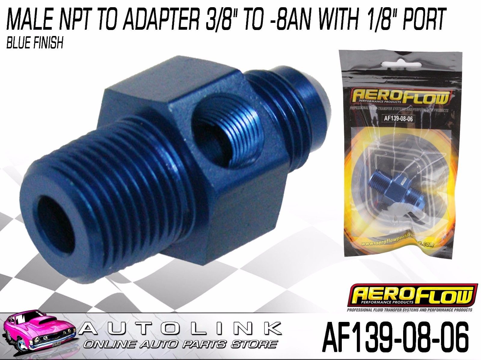 AEROFLOW MALE NPT TO ADAPTER 3/8 AEROFLOW MALE NPT TO ADAPTER 3/8
